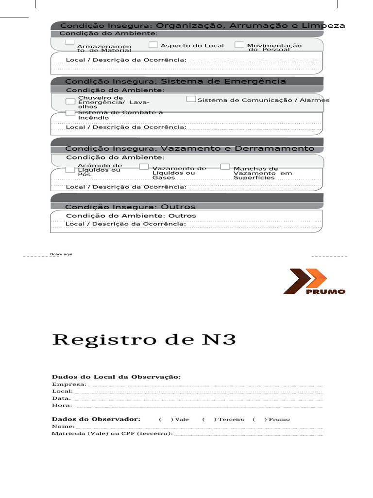 Formulário N3 | PDF