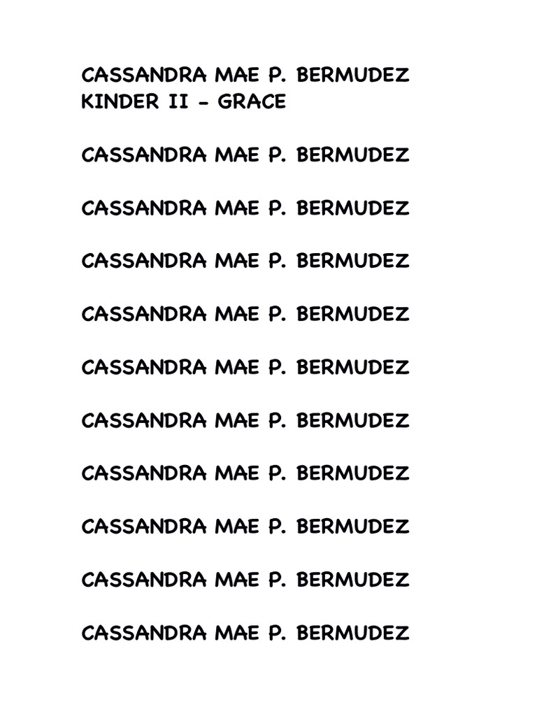 Cassandra Mae p 1 | PDF