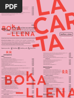 Menu Saona | PDF | pesto | Postres