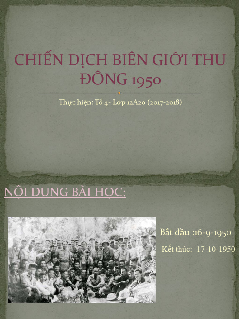 Chi - N D - CH Biên Gi - I Thu - Ông 1950 | PDF