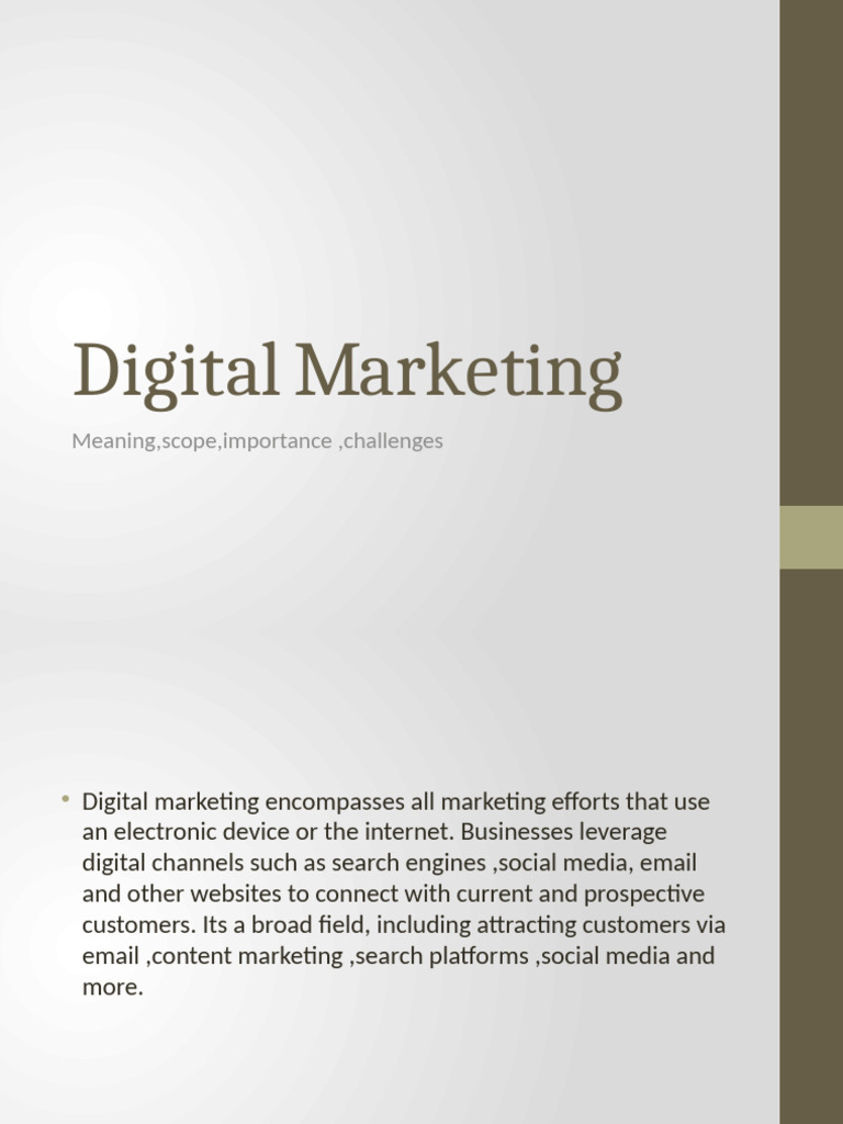 Digital Marketing | PDF | Digital Marketing | Marketing Communications