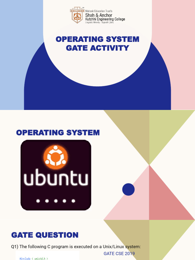 OPERATING SYSTEM GATE Activity | PDF | Computer Science | Computer ...