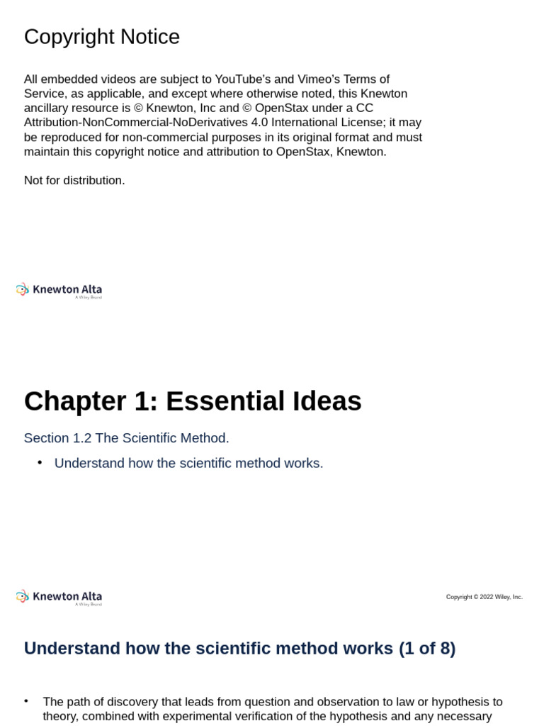 1.2 - The Scientific Method | PDF | Scientific Method | Experiment