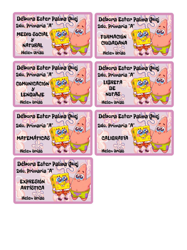 Bob Esponja 1 | PDF