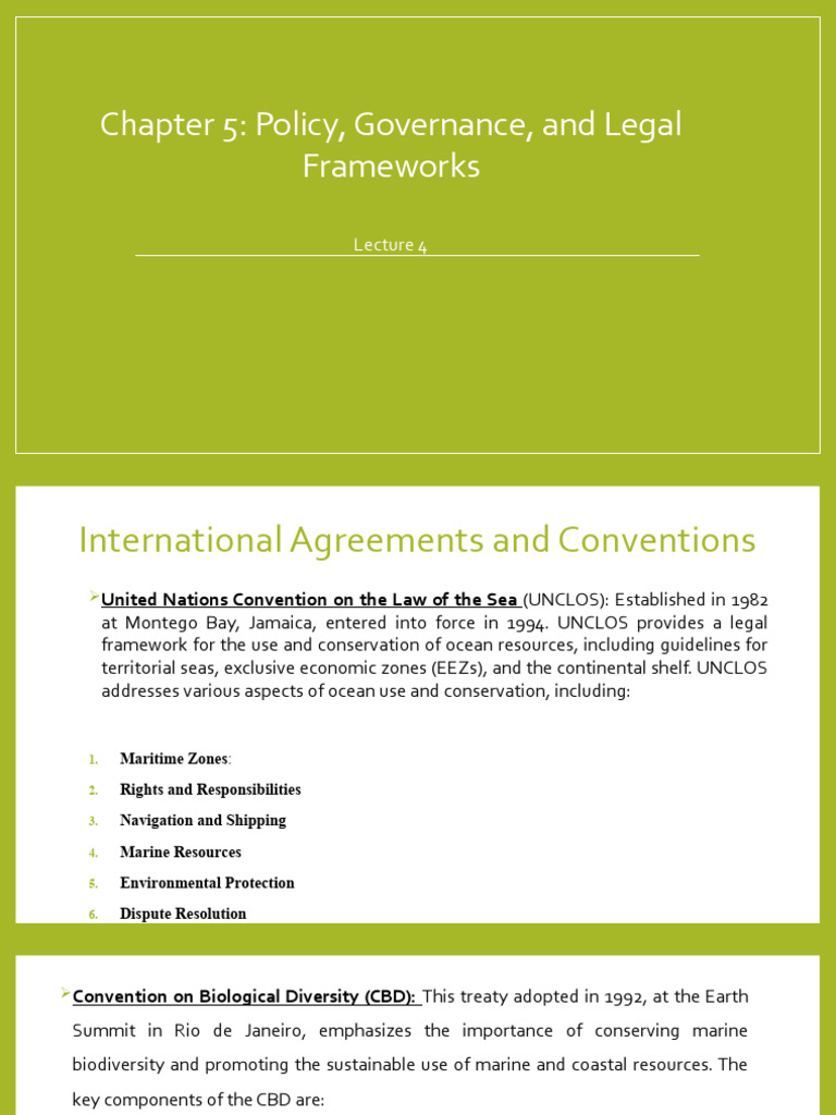 Chapter 5 Policy, Governance, and Legal Frameworks | PDF | United ...