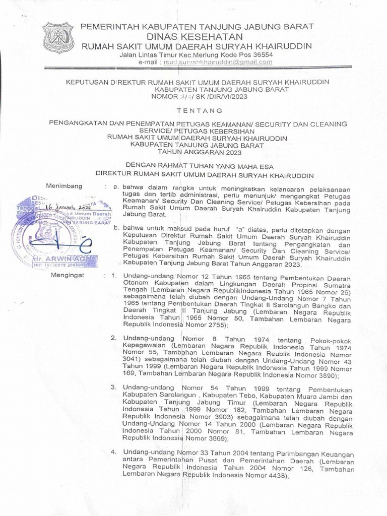 SK 2023 Dikompresi Dikompresi | PDF