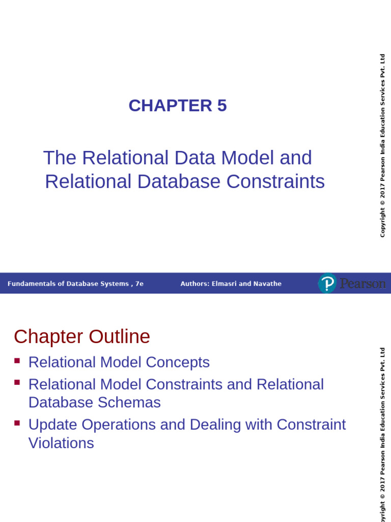 Chapter 05 | PDF | Relational Model | Relational Database