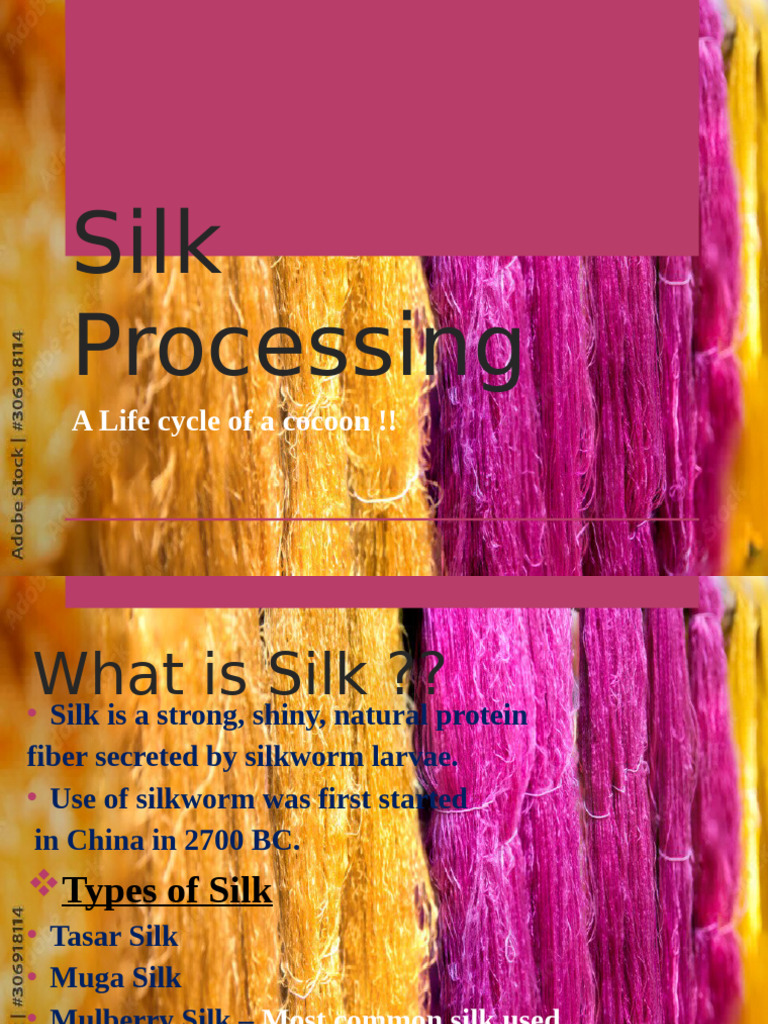 Silk Processing | PDF
