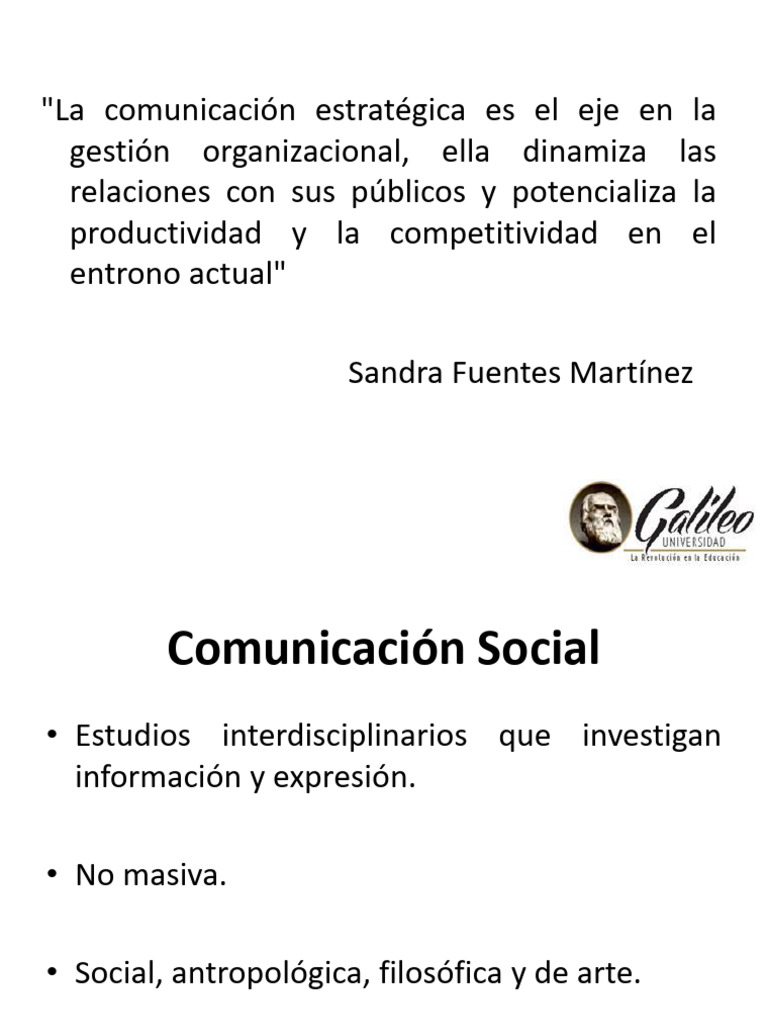 Clase 2 Comunicaci N Estrat Gica | PDF | Business | Comunicación