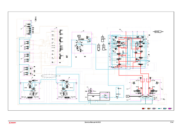 Esquema Hidraulico 215c | PDF