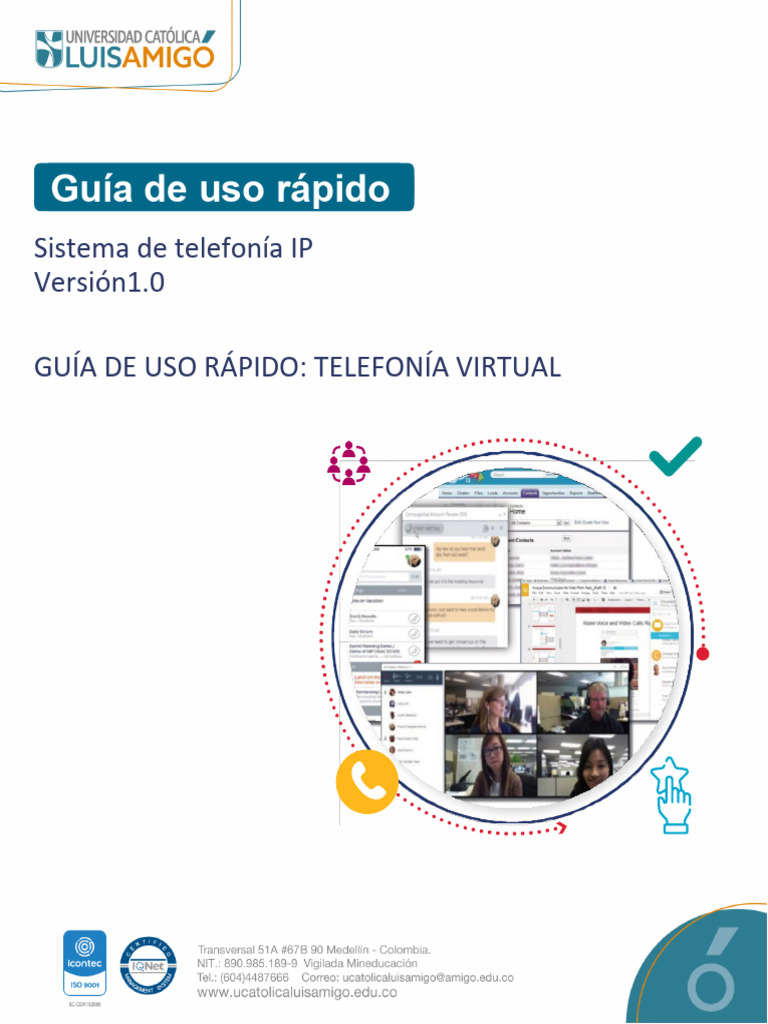 Guía Rápida de Telefonía IP | PDF | Voz sobre IP | Interfaces gráficas ...