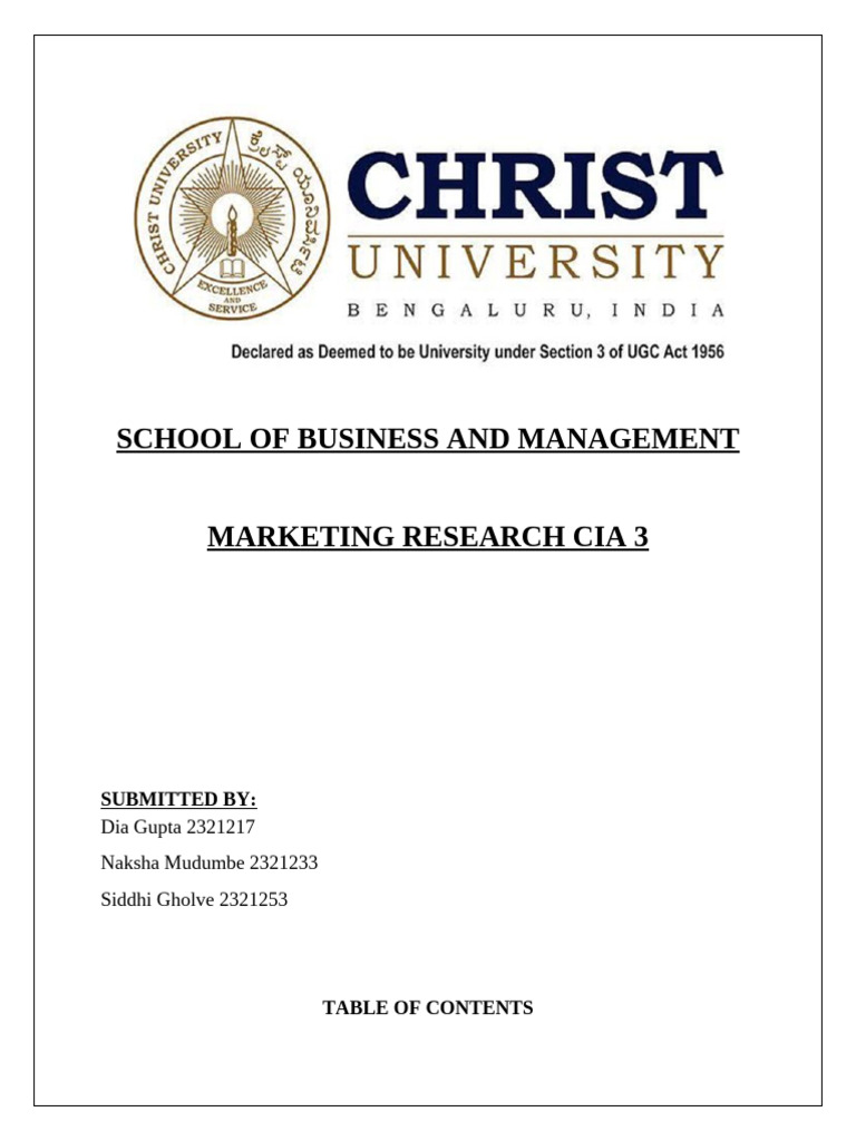 Marketing Research Report | PDF | Marketing | Pricing