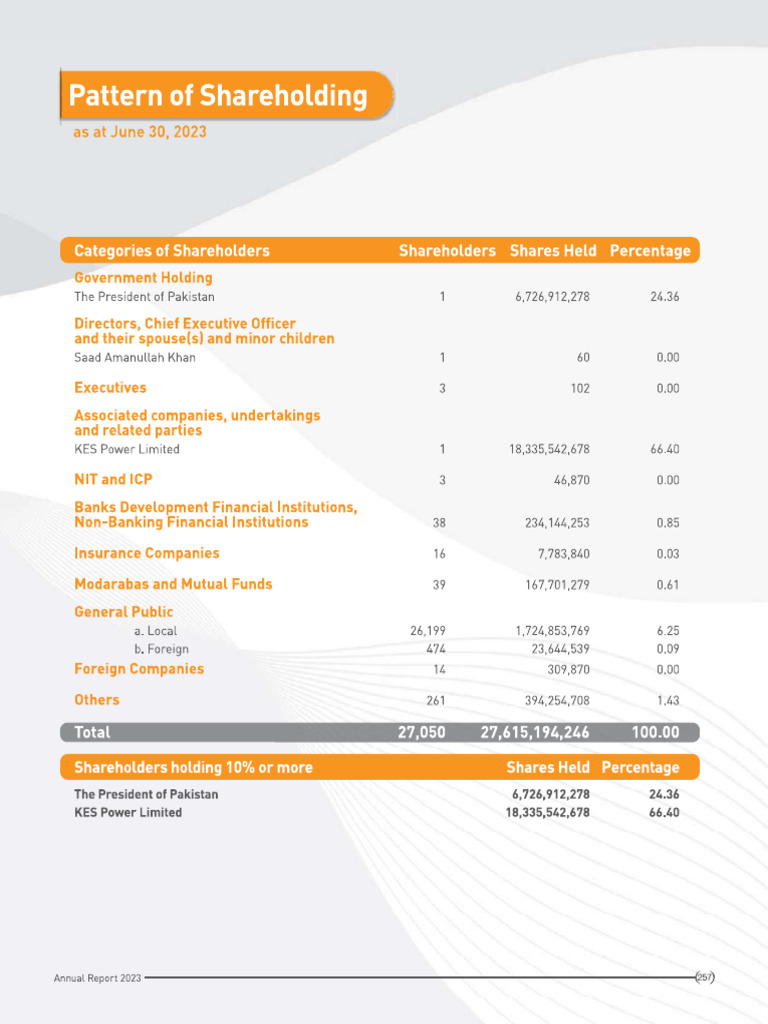Categories-of-Shareholders | PDF