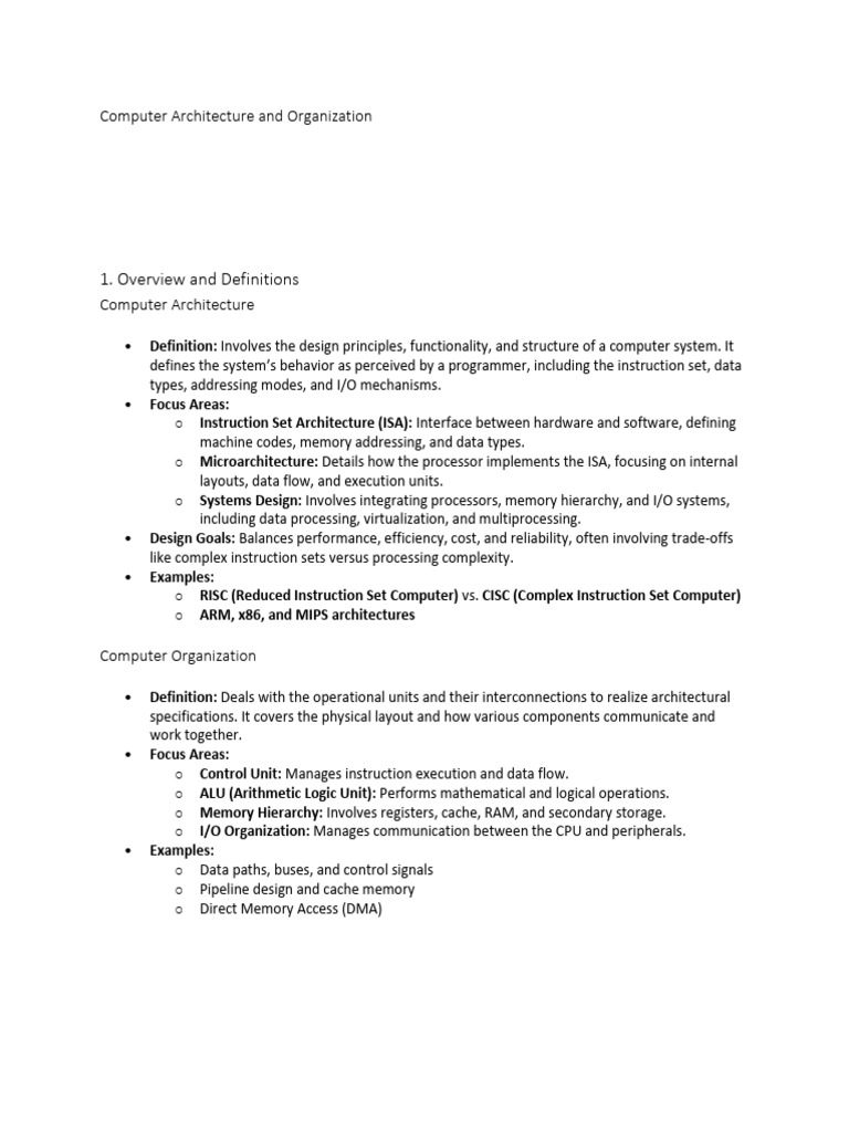 Computer Architecture and Organization | PDF | Computer Architecture ... Computer Architecture and Organization | PDF | Computer Architecture ...