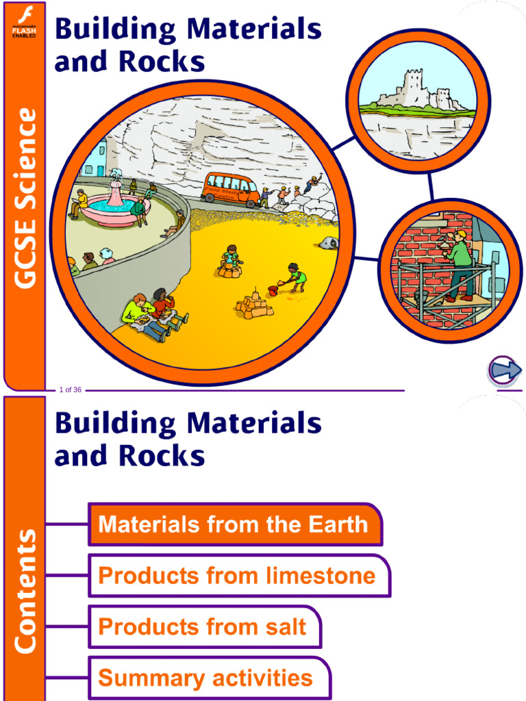 Building Materials and Rocks v2.1 | PDF | Rock (Geology) | Oxide