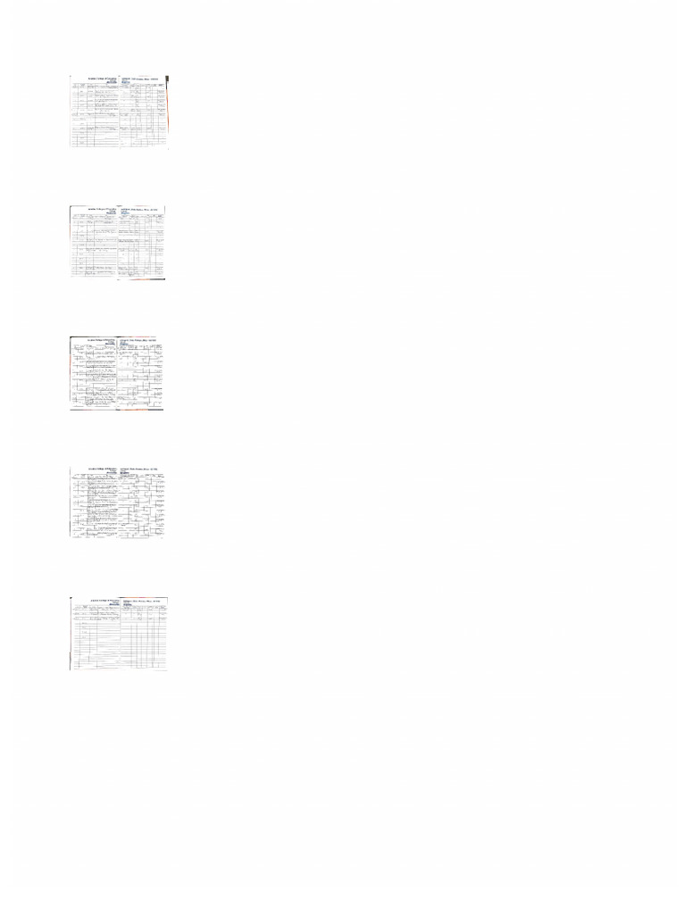 Acc Register Last 5 Pages | PDF