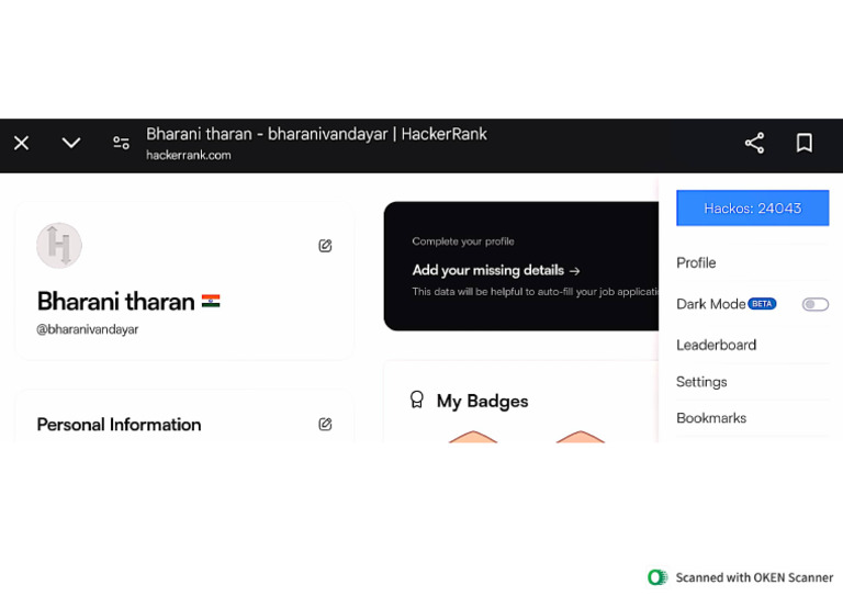 Hacker Rank | PDF