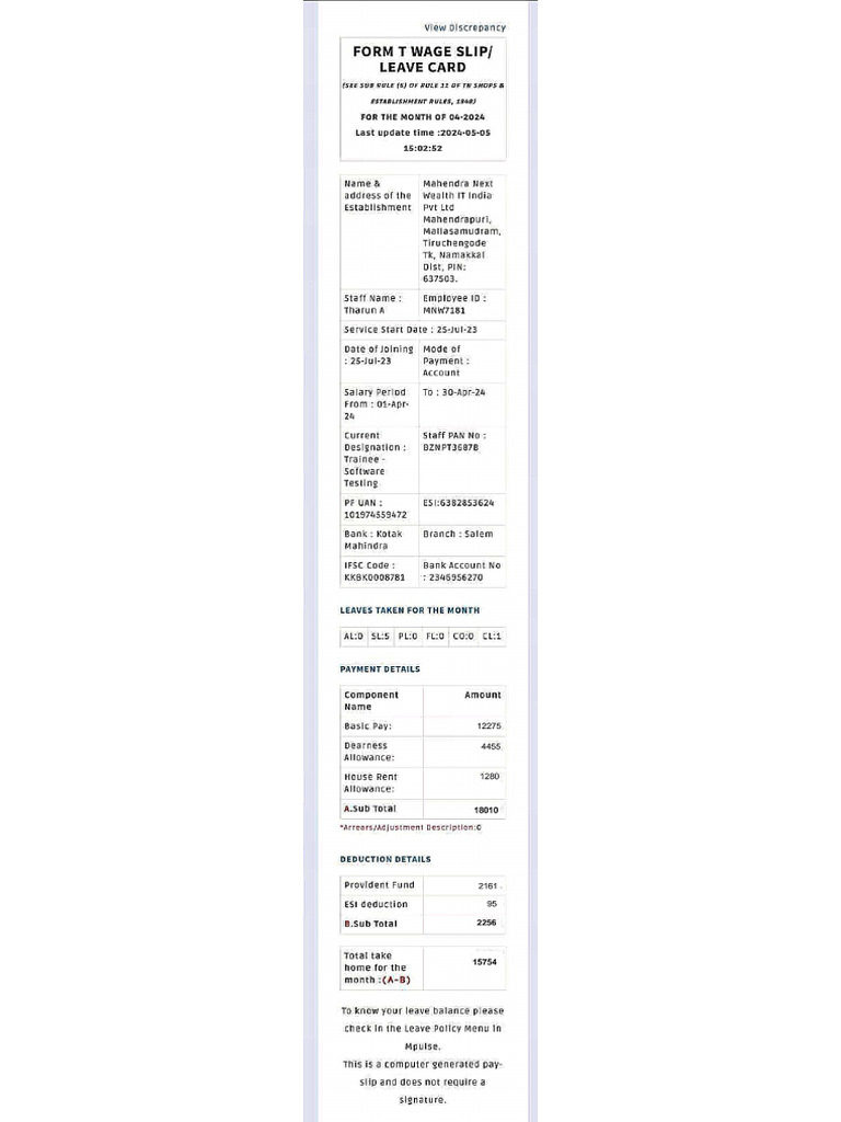 payslip2ready-vib | PDF