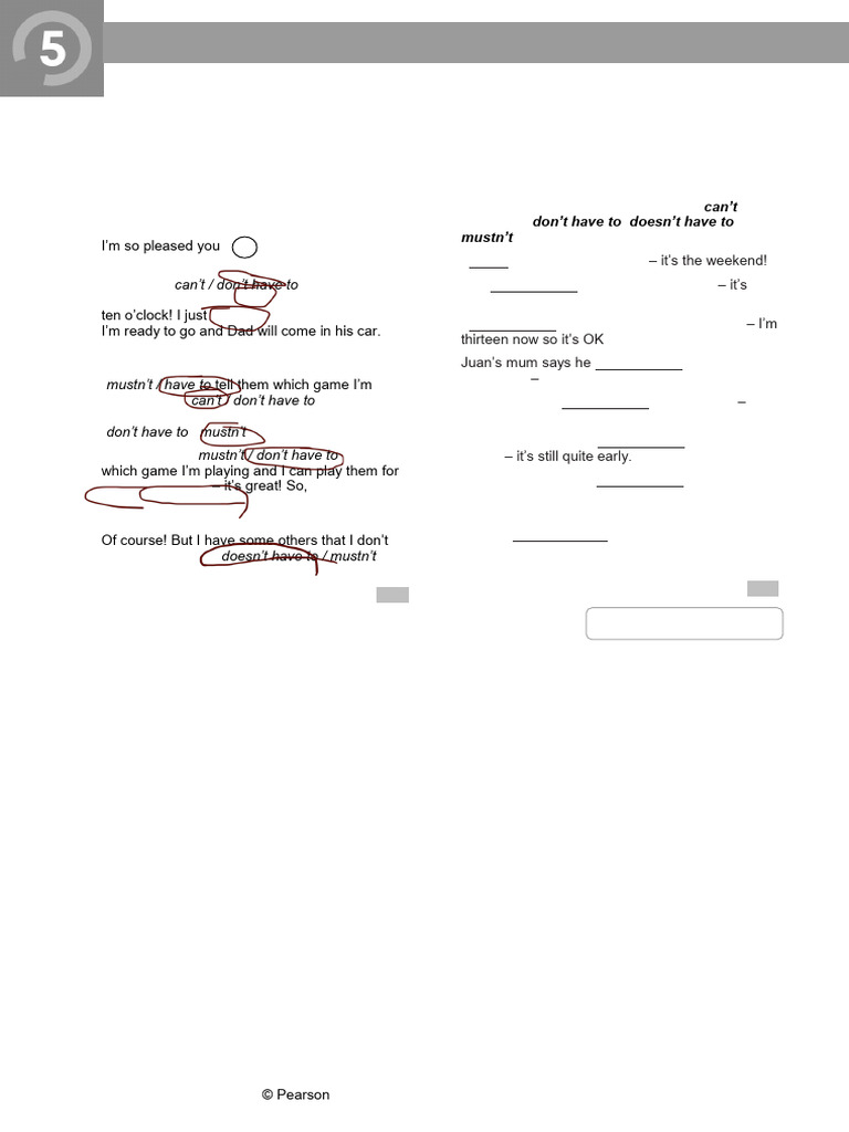 A2+ Modal Verbs Grammar Exercise | PDF | Linguistic Typology ...