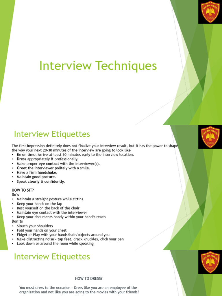 Effective Interview Techniques & SWOT Analysis | PDF | Swot Analysis
