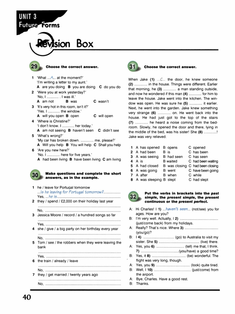 Grammar B2 Tenses | PDF