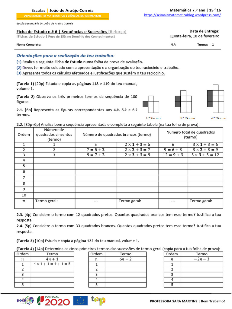 fichaestudo6_7ano_v1 | PDF