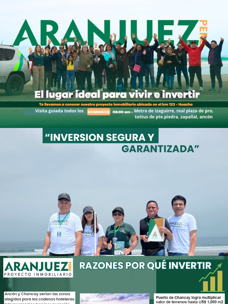 Aranjuez Brochure | PDF | Lima | Economias