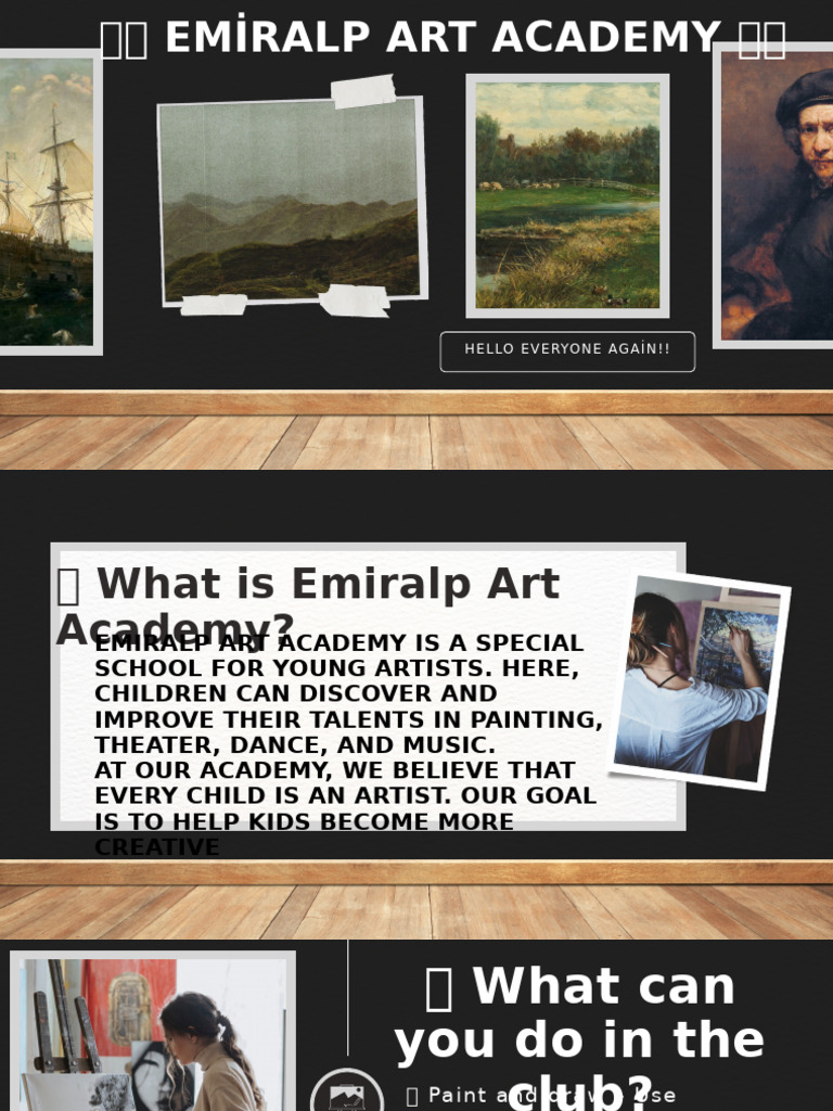 ?? Emi̇ralp Art Academy ?? | PDF