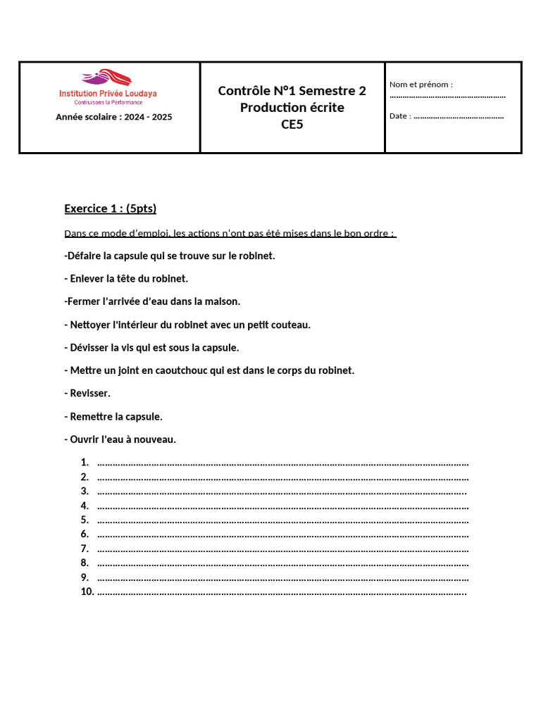 Production Ce5 | PDF