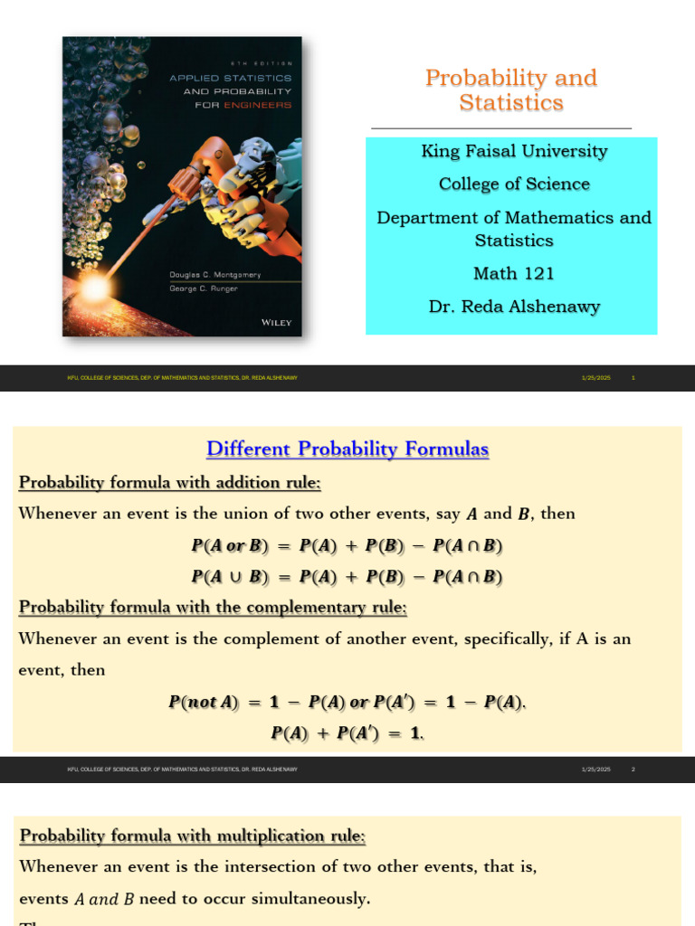 L5 (Probability and Statistics) | PDF | Statistical Theory | Probability