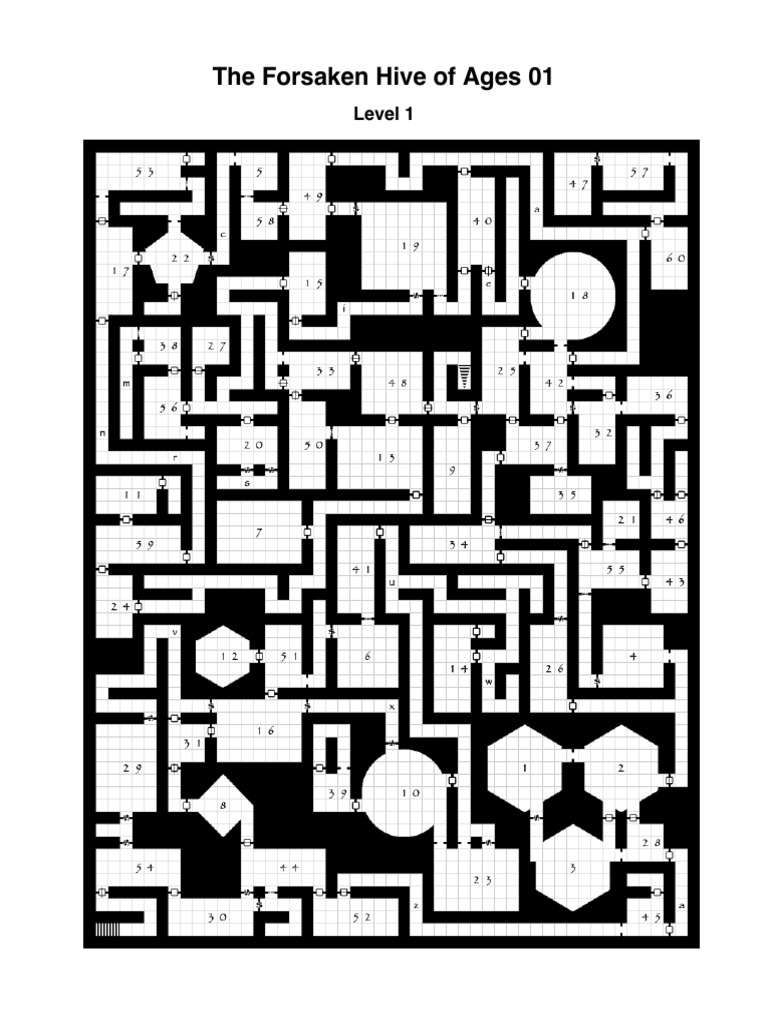Forsaken Hive Dungeon Overview | PDF | Door