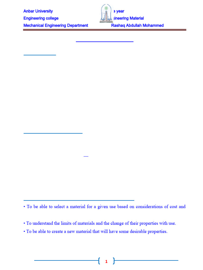 MEE 507 Material | PDF | Ductility | Fatigue (Material)