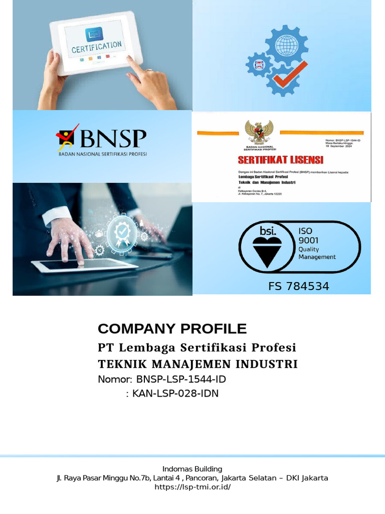 Company Profile LSP TMI 2024 Fix-1 | PDF