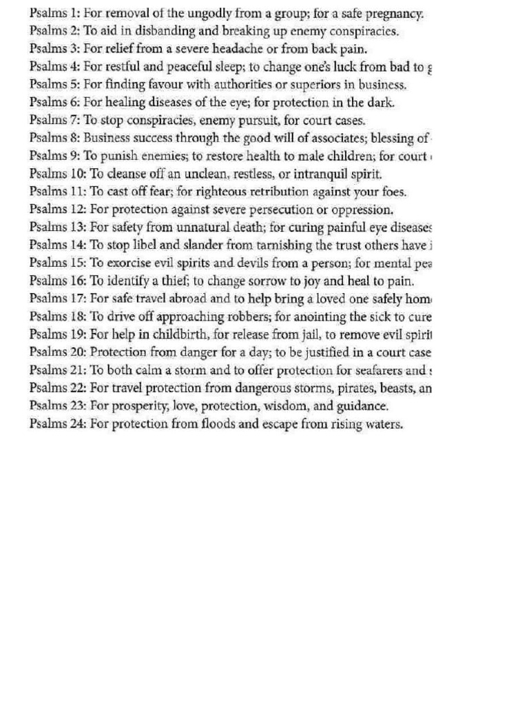 Book of Psalms | PDF