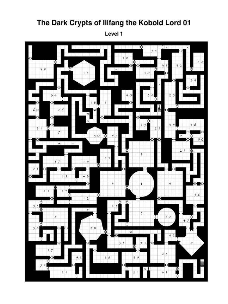 The Dark Crypts of Illfang The Kobold Lord 01 | PDF
