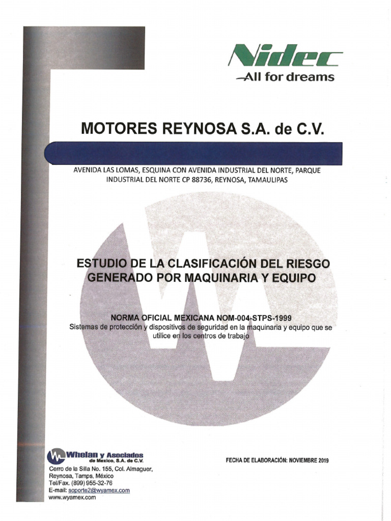Estudio Nom-004-Stps-1999 | PDF