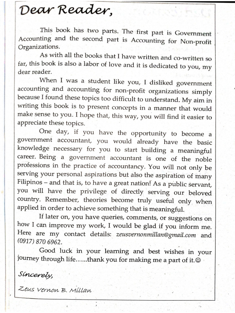 Gov Acc - Chap 1 | PDF