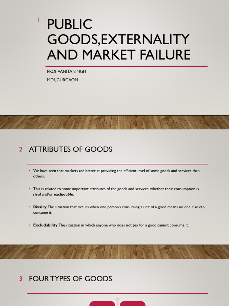 Session 7a - PGDM - 2024 Market Failure | PDF | Externality | Public Economics