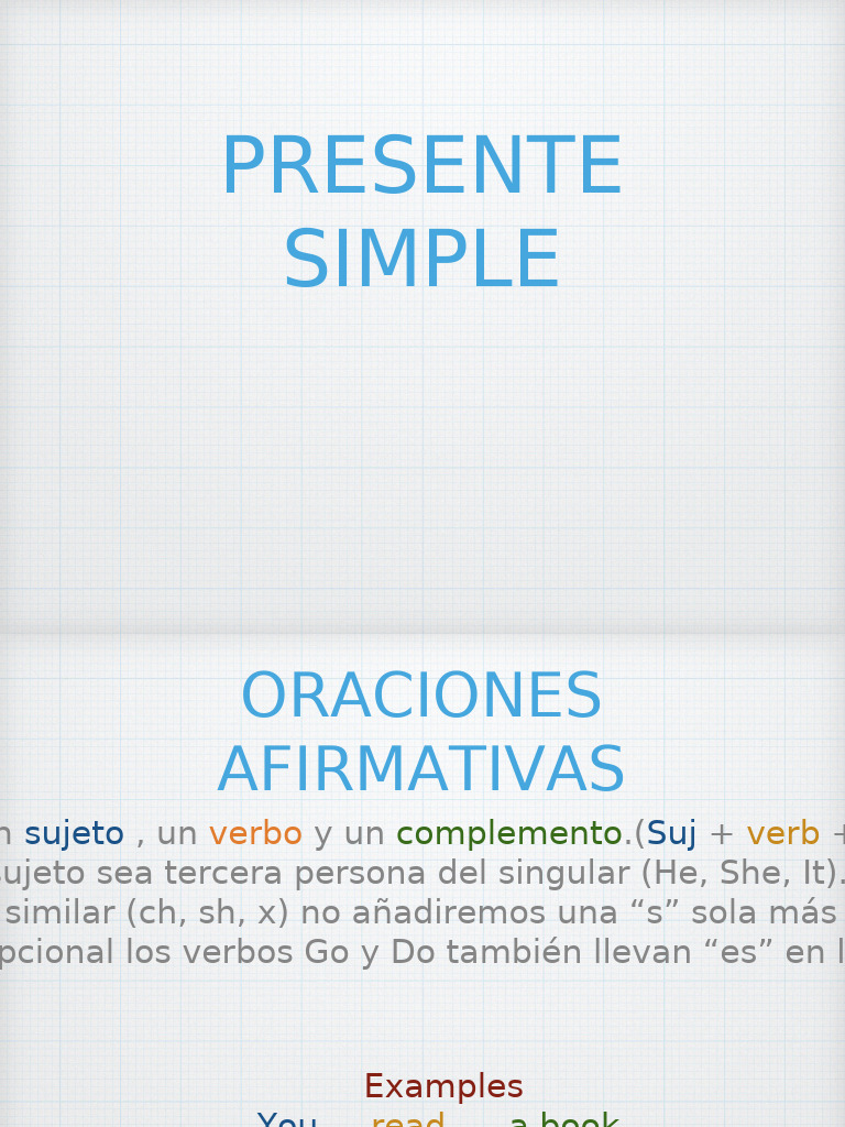 Present Simple | PDF