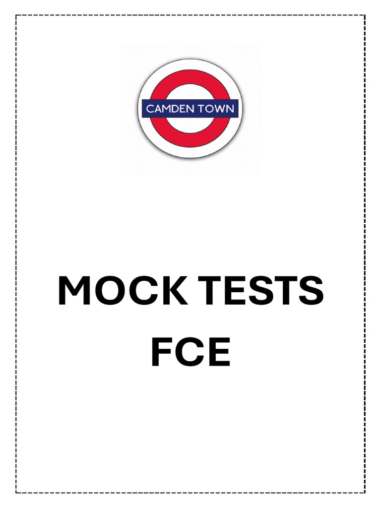 Fce Mock Tests | PDF