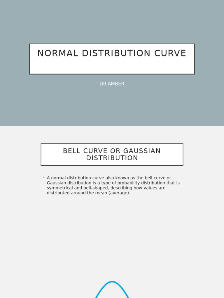 Understanding Normal Distribution Curve | PDF | Normal Distribution | Mean