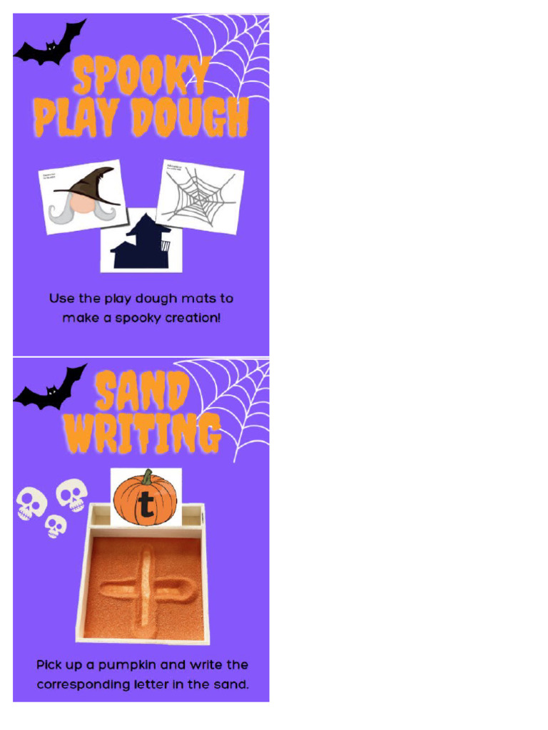 Spooky Sensory Stations | PDF