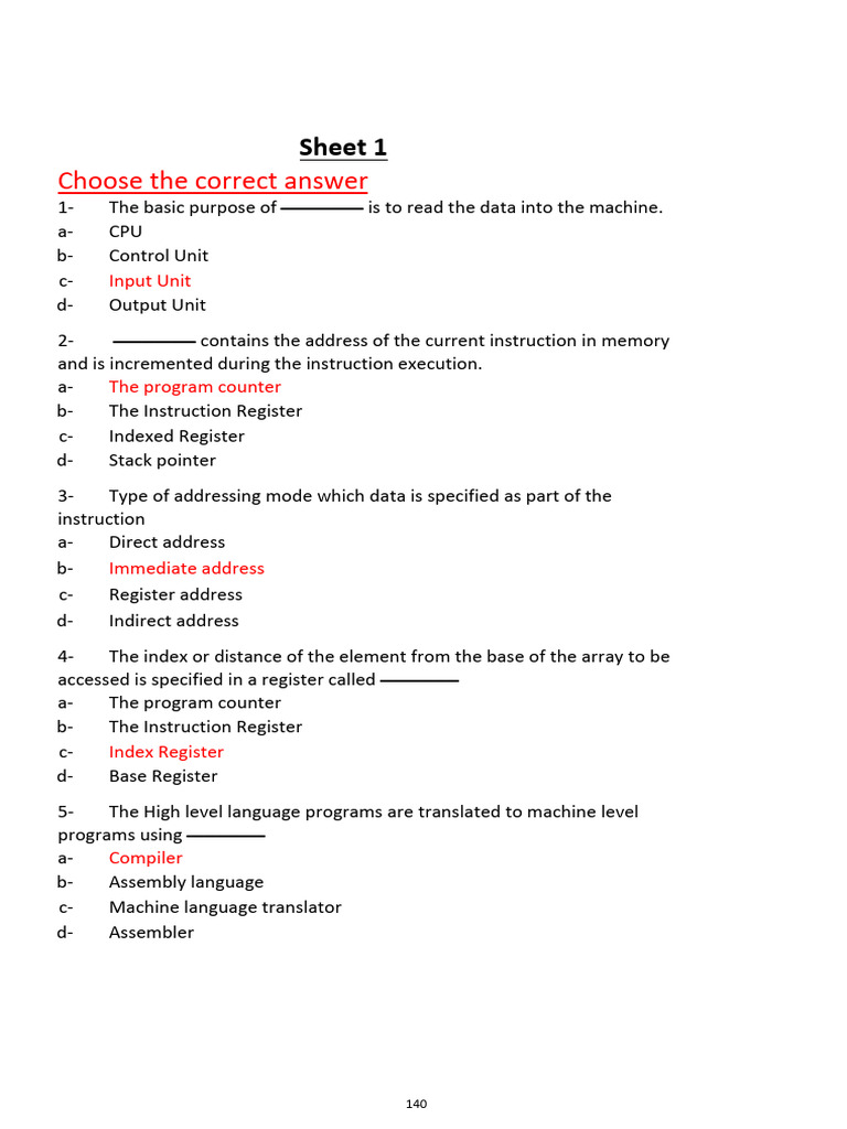 Doctor's MCQ Microprocessor | PDF | Computer Programming | Computer Architecture