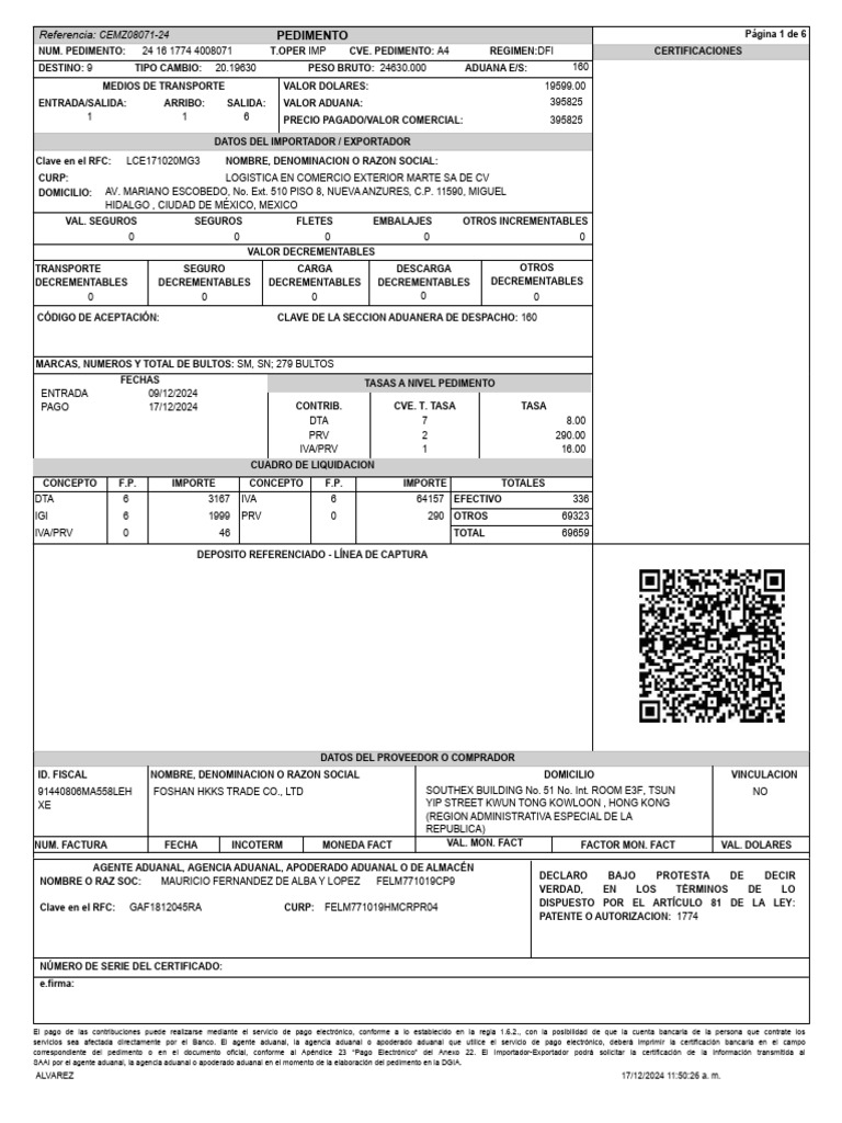 Cemz08071-24 Proforma A4 | PDF