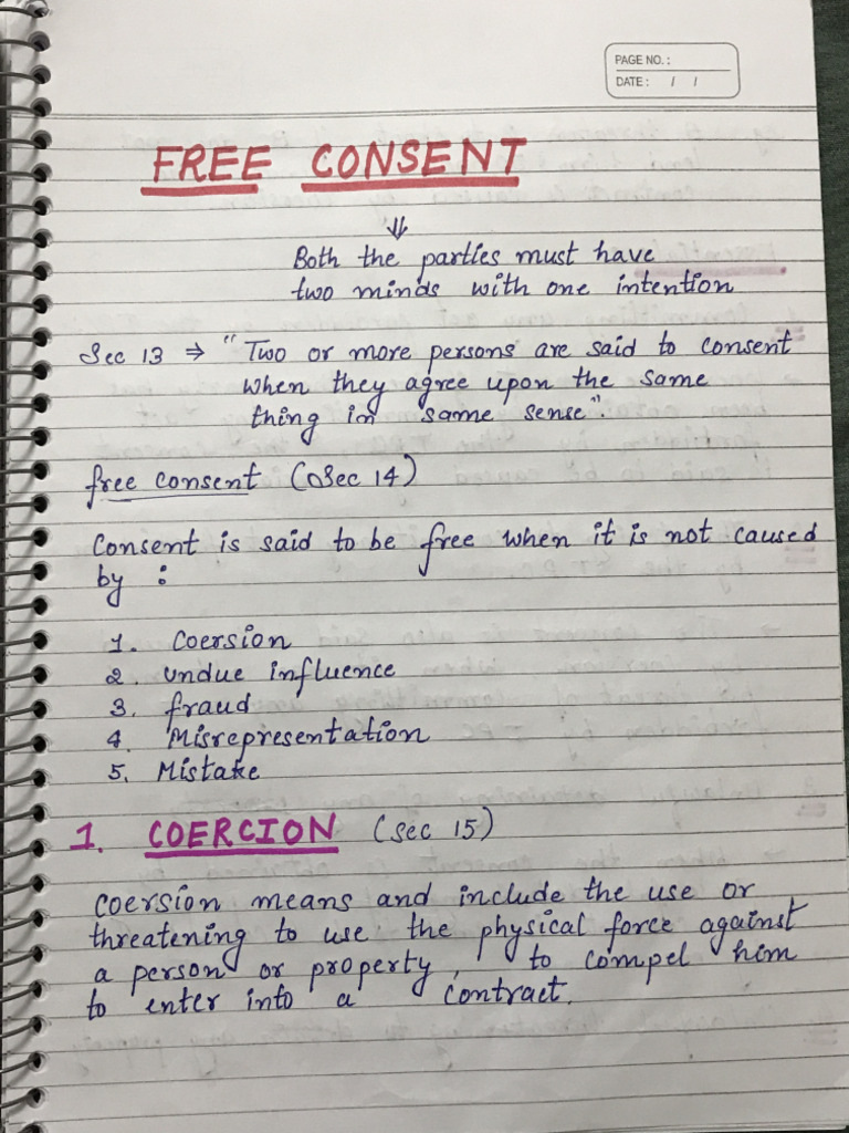 Free Consent | PDF