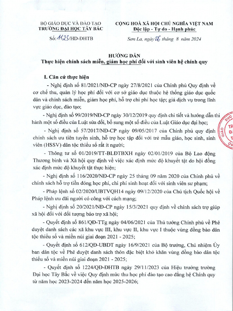 LOẠI 2. HD1123 - 0001 - Hướng dẫn thực hiện chế độ MGHP | PDF