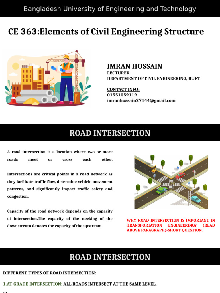 Irrigation+road Intersection | PDF | Intersection (Road) | Traffic