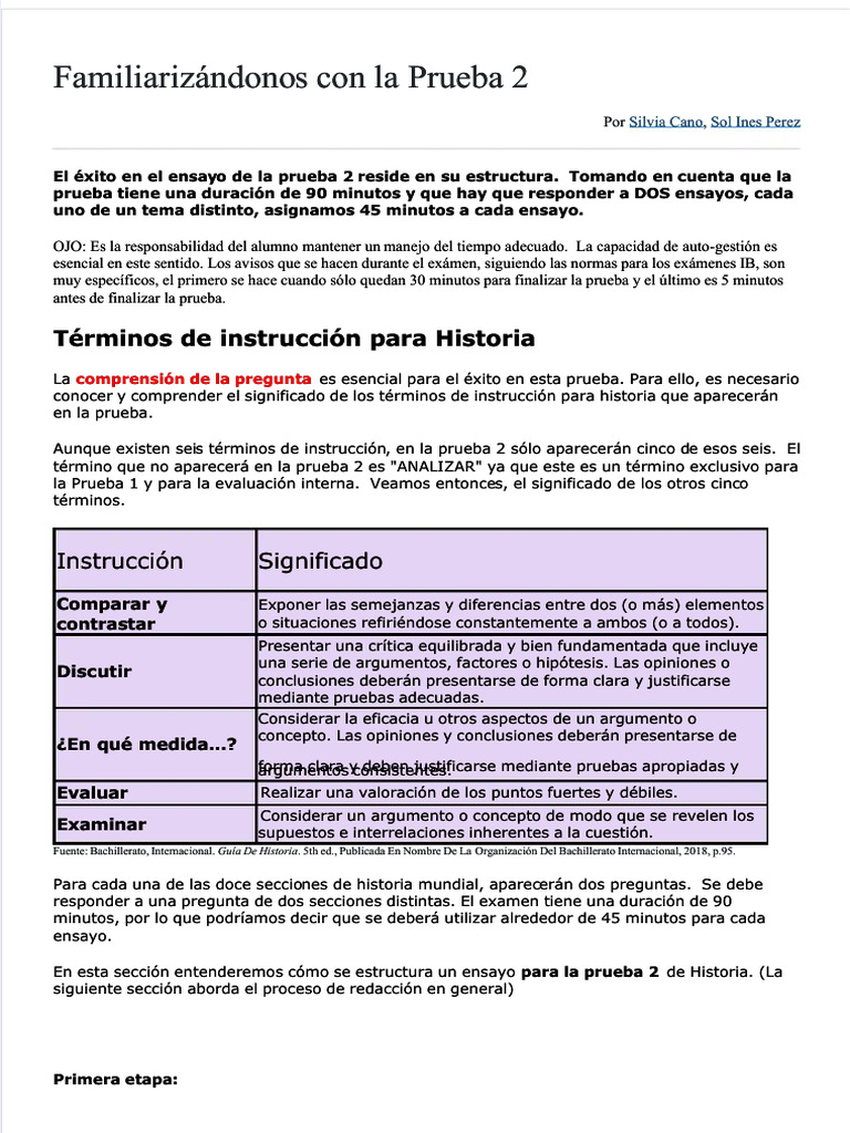 Familiarizándono Sconla Prueba 2 | PDF | Ensayos