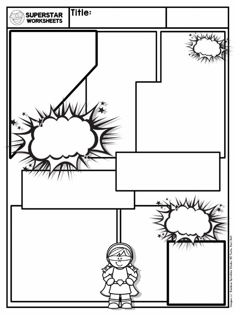 Comic Strip Template 1 | PDF