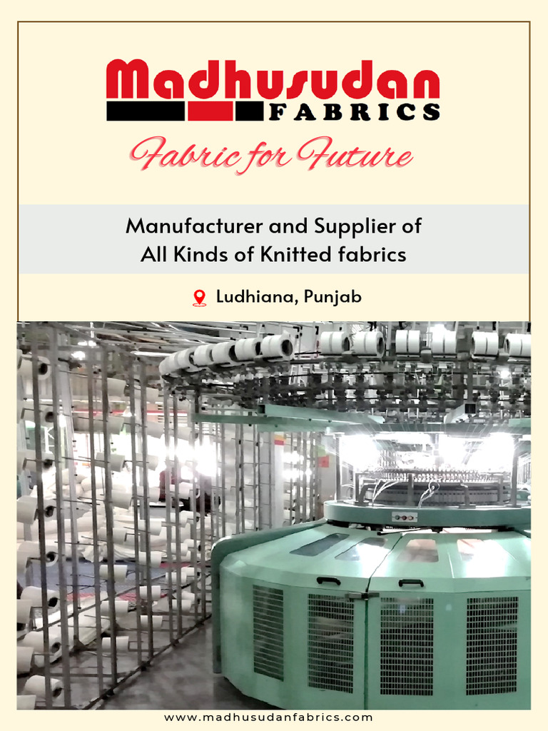 Brouchure - Madhusudan Fabrics | PDF | Textiles | Materials